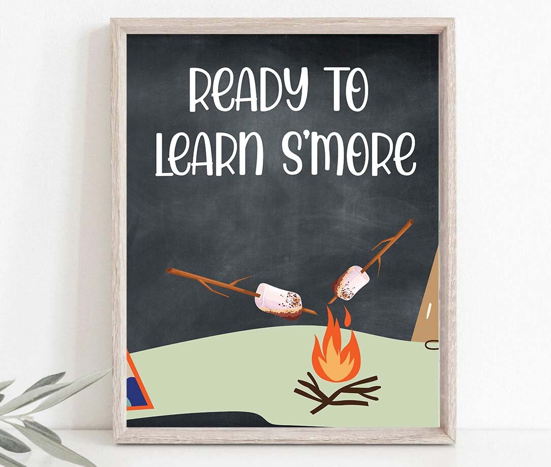 Printable Motivational Posters Growth Mindset Posters Camping Theme ...