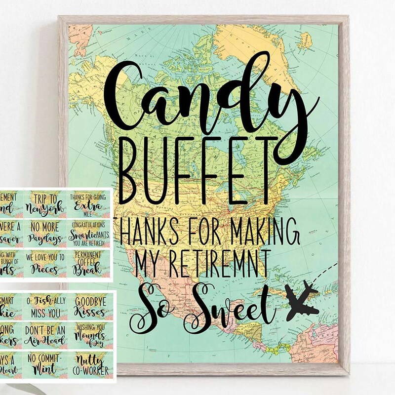 Candy Buffet Labels - Etsy