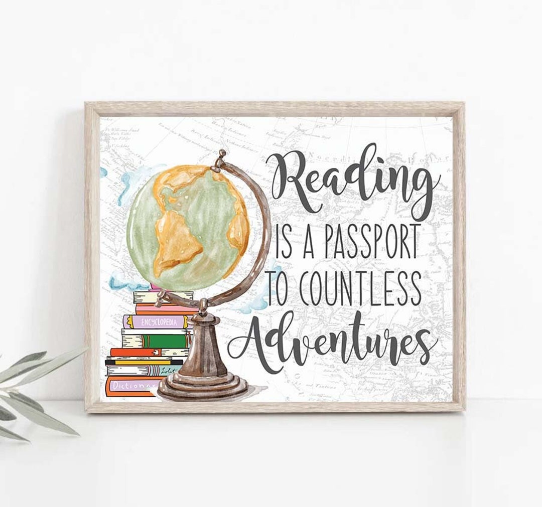Reading Printable Poster, Classroom Reading Nook, Classroom Reading ...