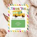 Editable Bus Driver Appreciation Gift Tag Template Printable Thanks for ...