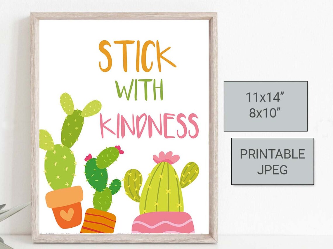 Cute Cactus Classroom Decor Cactus Quotes Poster Set of 6 - Etsy
