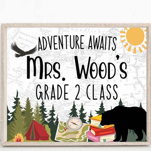 Classroom Door Sign - Etsy