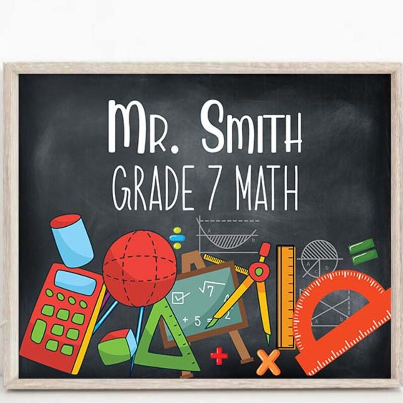 Math Decor - Etsy