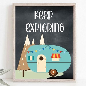 Printable Motivational Posters Growth Mindset Posters Camping Theme ...