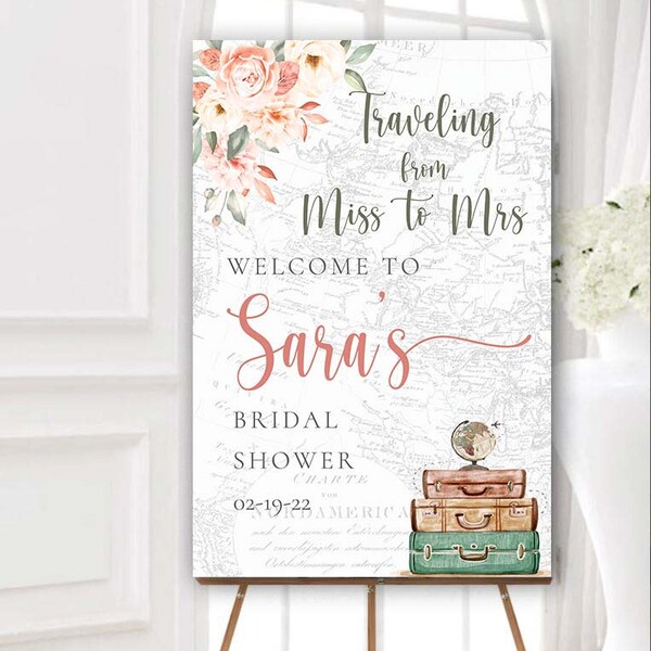 Traveling From Miss to Mrs Banner - Etsy