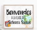 French Teacher Classroom Door Sign Bienvenue Classroom Sign - Etsy Canada