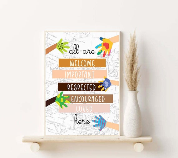 Diversity Classroom Decor Inclusive Classroom Poster - Etsy