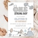 Editable First Birthday One Strong Boy Invitation 1st Boy Birthday ...