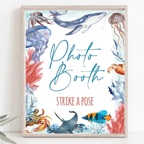 Shark and Jellyfish Sign - Etsy