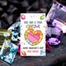 PRINTABLE Party Favor Tag Ring Pop Gift Tag Thank You Card Easy ...