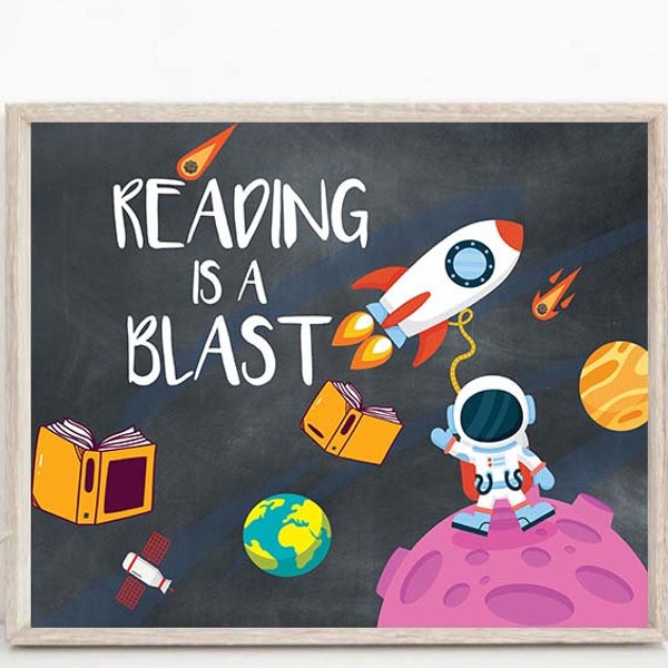 Reading Poster - Etsy