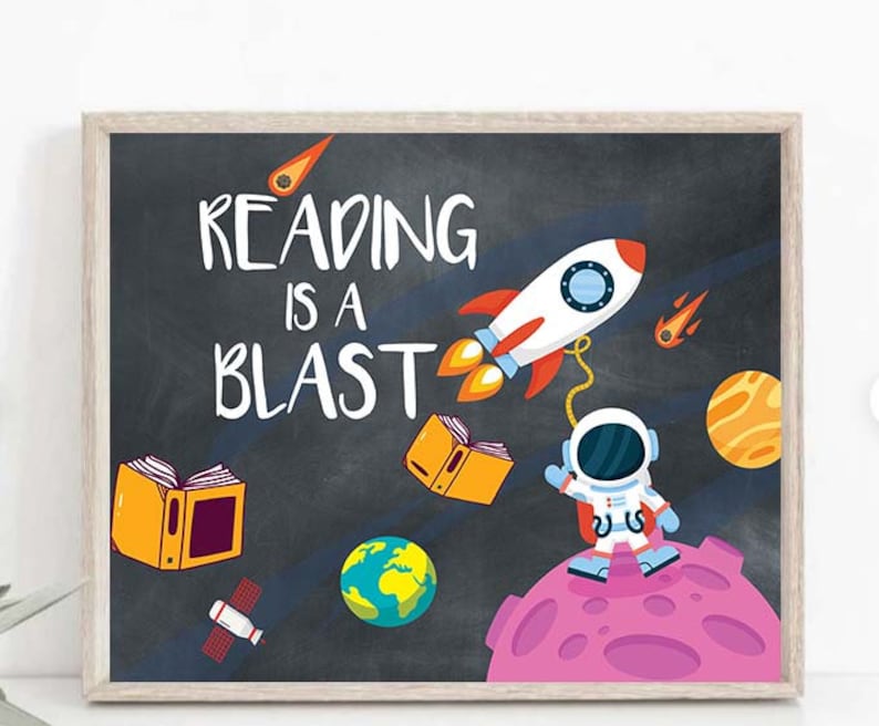 Reading Printable Poster Classroom Reading Nook Classroom - Etsy