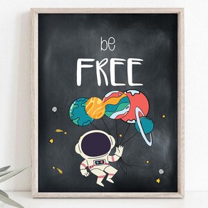 Space Themed Classroom Motivational Positive Printable Wall Art ...