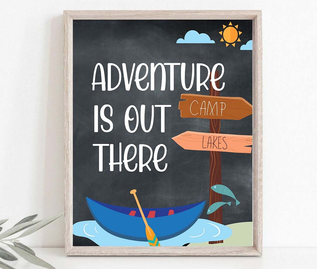 Printable Motivational Posters Growth Mindset Posters Camping Theme ...