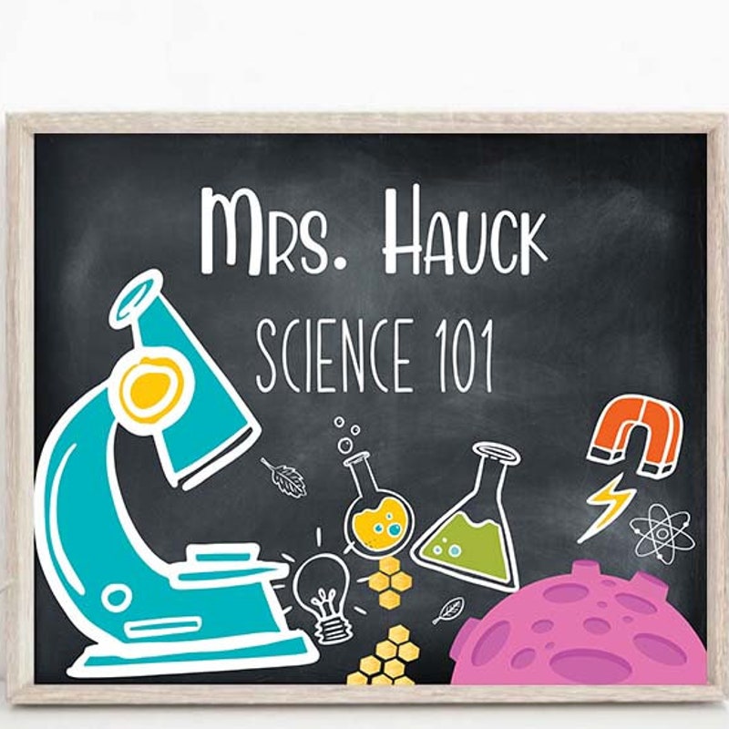 Science Door Hanger - Etsy