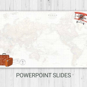 Powerpoint Background, Powerpoint Slides for Classroom Travel Themed ...