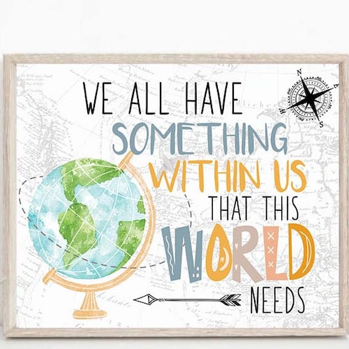 Welcome to Classroom Door Sign World Map Adventure Themed - Etsy Canada