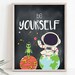 Space Themed Classroom Motivational Positive Printable Wall Art ...