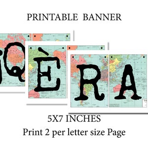 Spanish Banner Printable Classroom Banners, Aventura, Mexican, Spain ...
