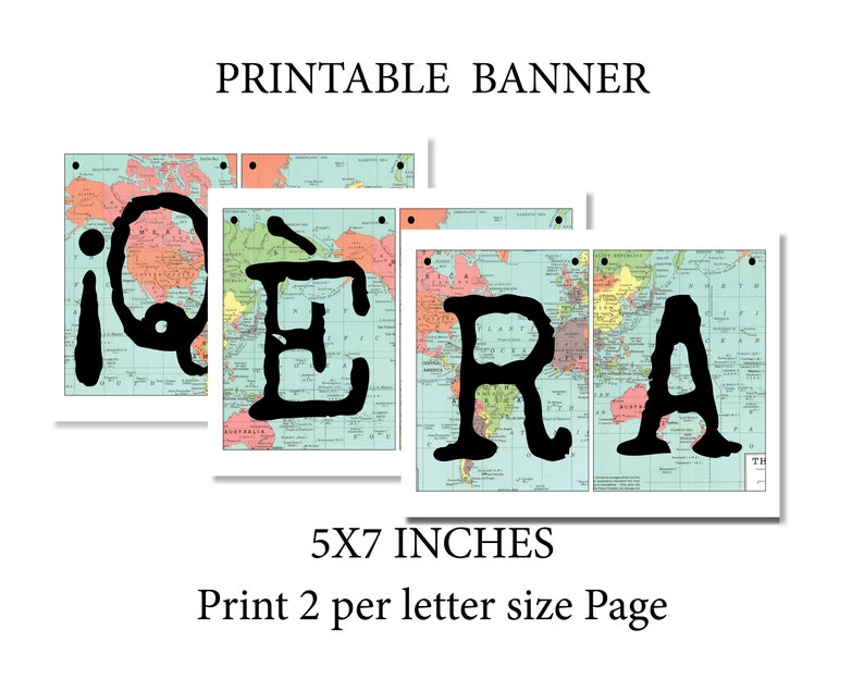 Spanish Banner Printable Classroom Banners Aventura Mexican - Etsy