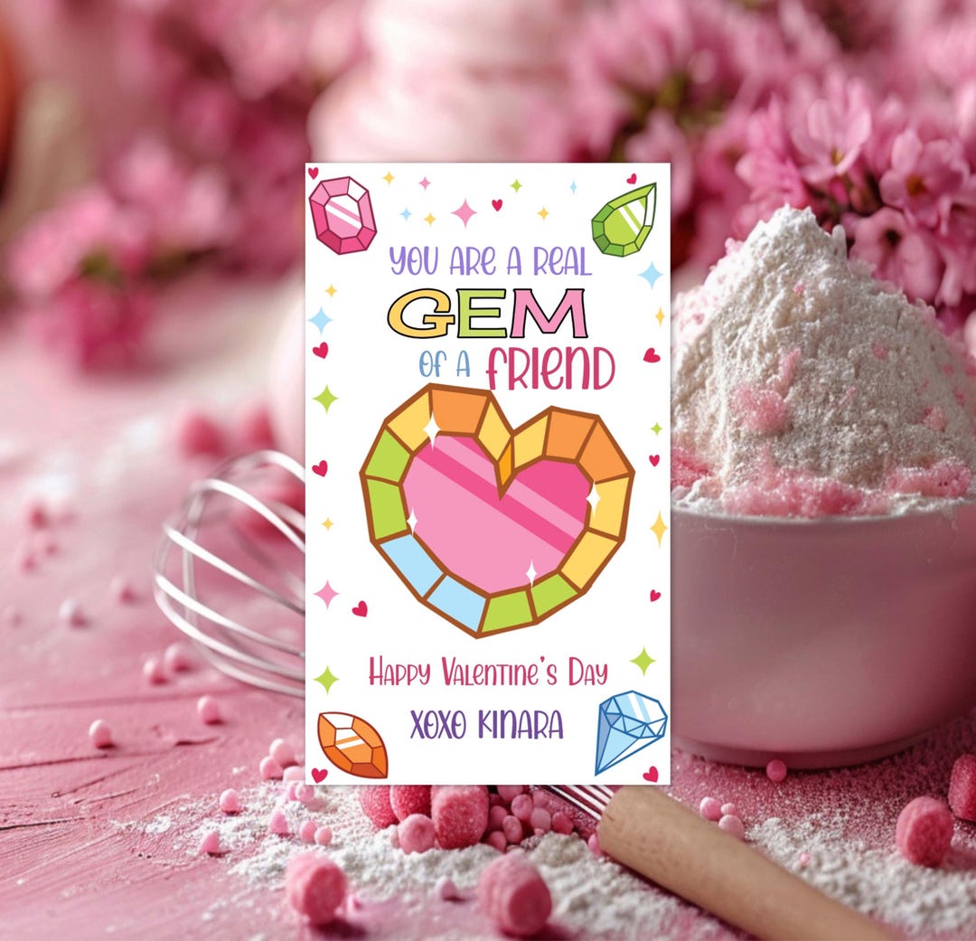 PRINTABLE Party Favor Tag Ring Pop Gift Tag Thank You Card Easy ...