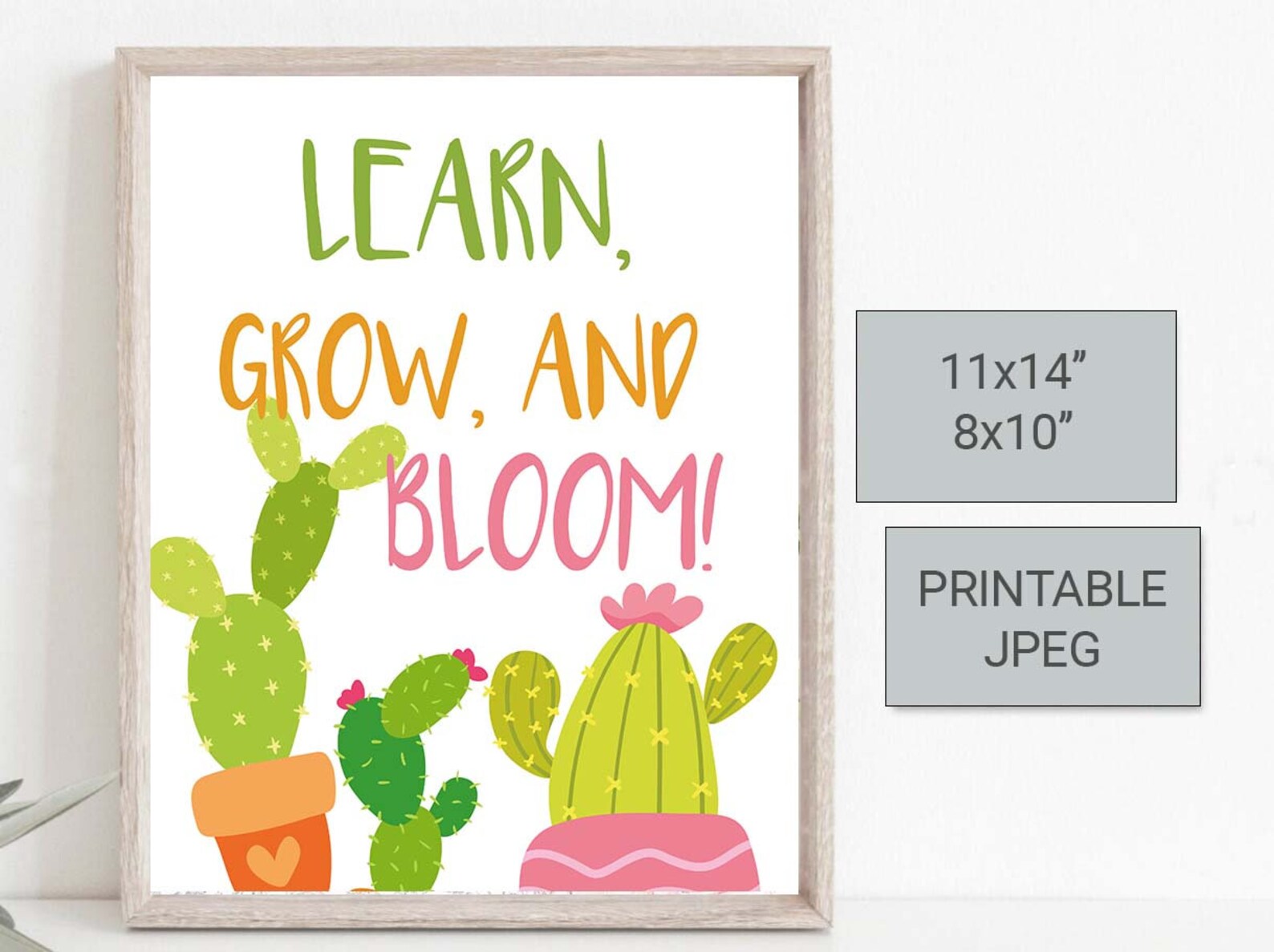 Cute Cactus Classroom Decor Cactus Quotes Poster Set of 6 - Etsy