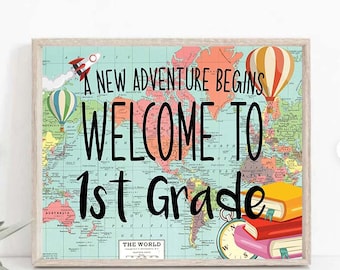 World Map 1st Grade - Etsy