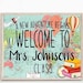 Welcome to Classroom Door Sign World Map Adventure Themed - Etsy Canada