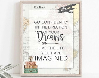 Behind You All Your Memories Quote, Travel Theme Graduation Adventure ...