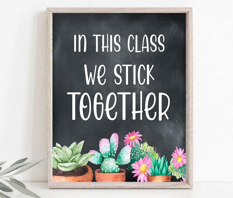 Cactus Classroom Quotes Mexican Classroom Decor Cactus Poster - Etsy