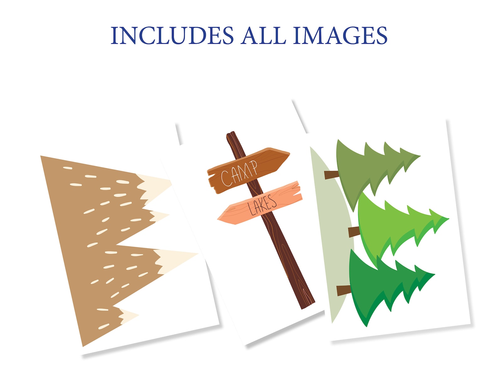 Camping Themed Bulletin Board Kit Home School Decor Woodland Outdoor ...