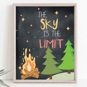 Classroom Motivational Posters Growth Mindset Posters Camping Theme ...