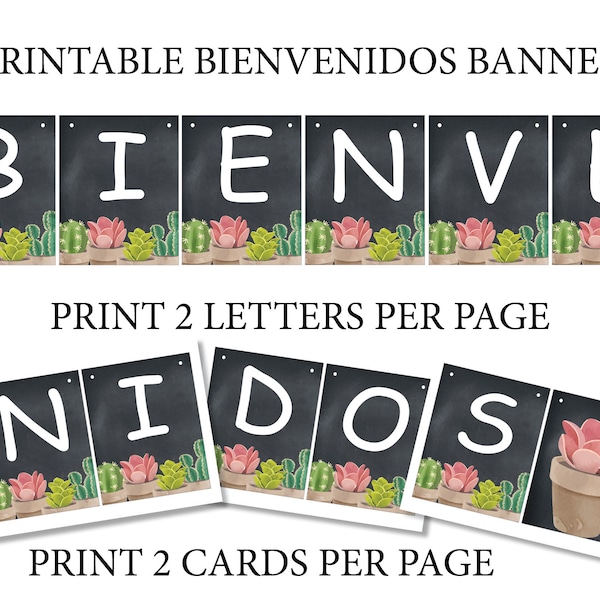 Cactus Banner - Etsy