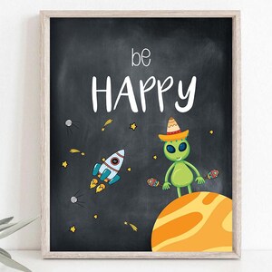 Space Themed Classroom Motivational Positive Printable Wall Art ...