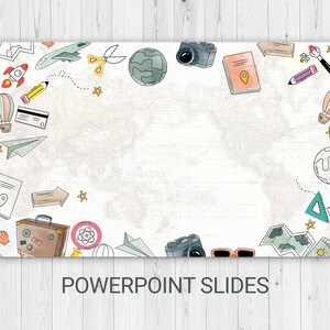 Powerpoint Background, Powerpoint Slides for Classroom Travel Themed ...
