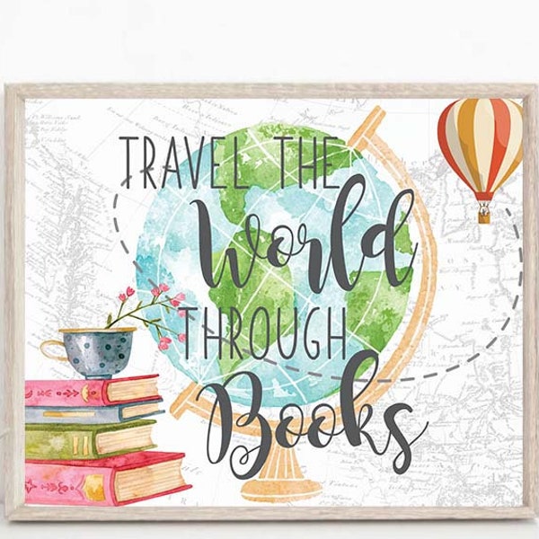 Reading Poster - Etsy