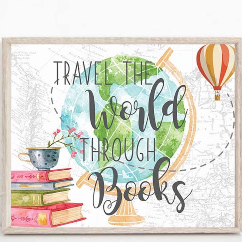 Book Travel Posters - Etsy