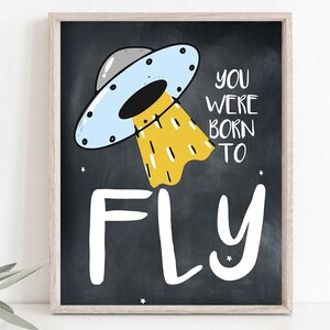 Space Themed Classroom Positive Affirmations Kids Room Printable Wall ...