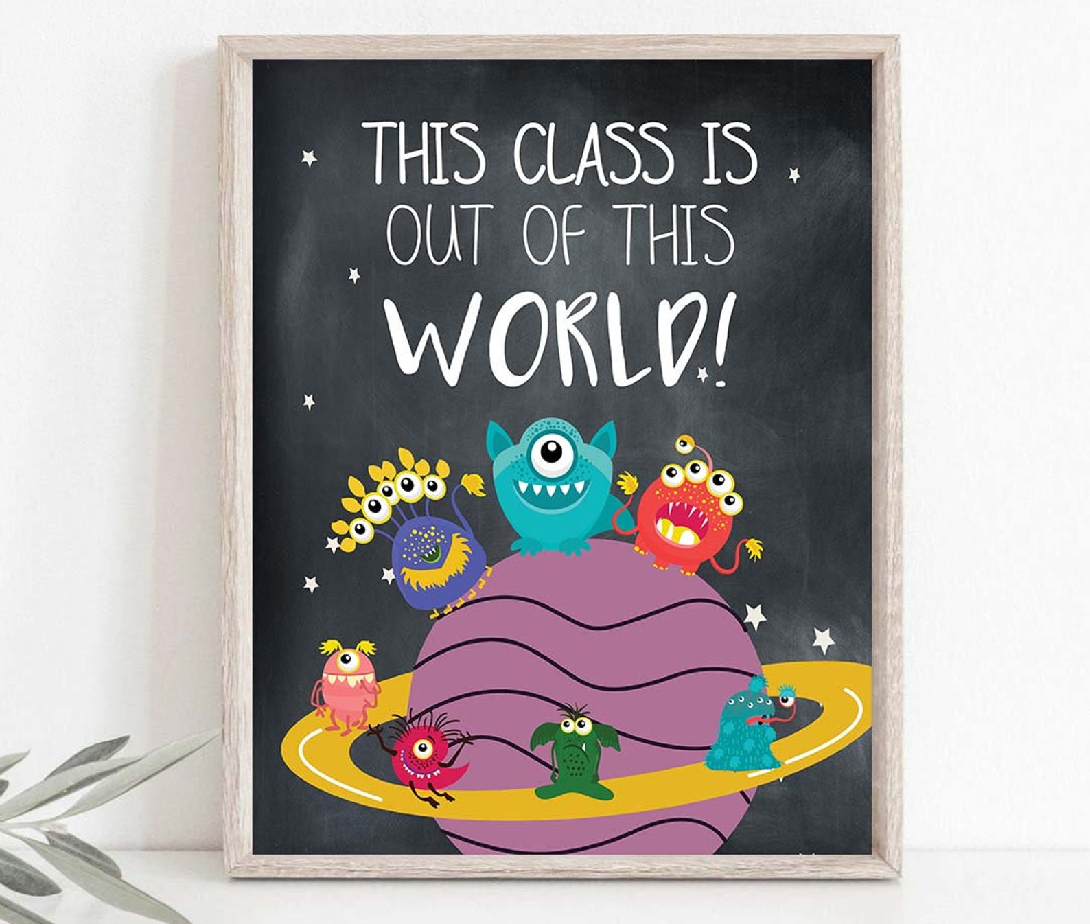 Space Themed Classroom Positive Affirmations Kids Room Printable Wall ...