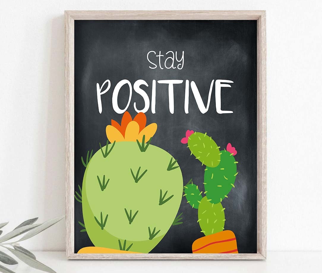 Plants Themed Classroom Motivational Positive Printable Wall Art ...