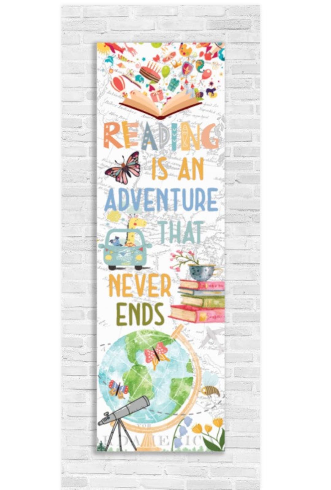 Reading Poster Elementary School Reading is an Adventure That Never ...