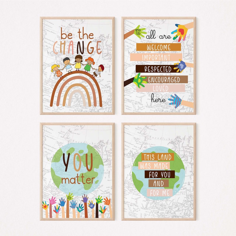 Diversity Wall Art - Etsy