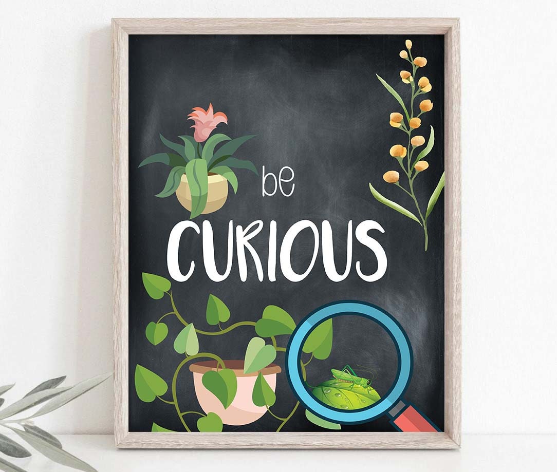 Plants Themed Classroom Motivational Positive Printable Wall Art ...