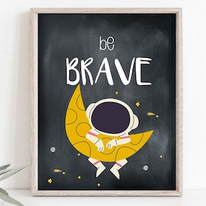 Space Themed Classroom Motivational Positive Printable Wall Art ...