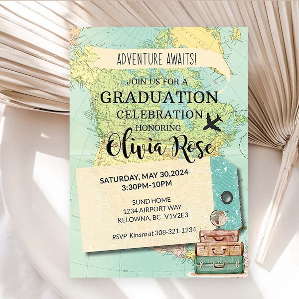 Travel Graduation Party - Etsy