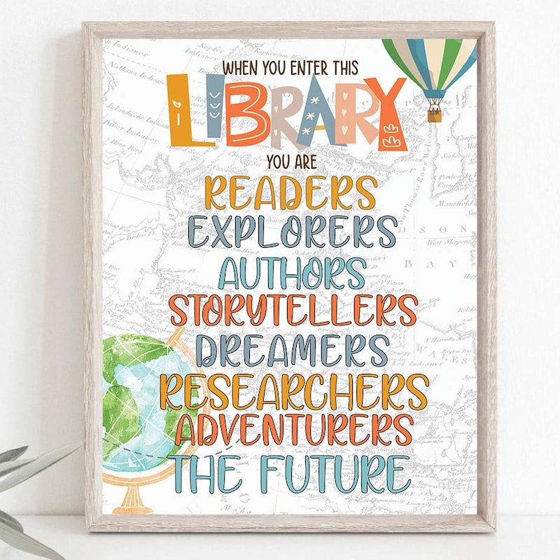 Kids Library Posters - Etsy