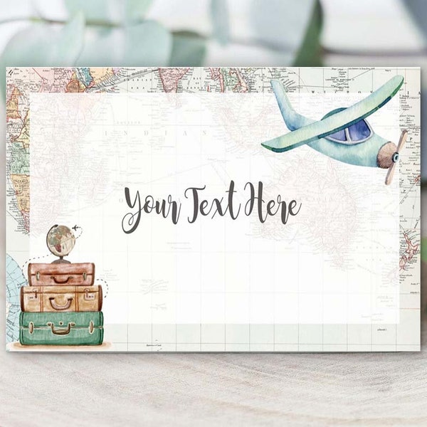 Printable Travel Birthday Card - Etsy