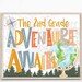 2nd Grade Welcome to Classroom Door Sign World Map Adventure - Etsy