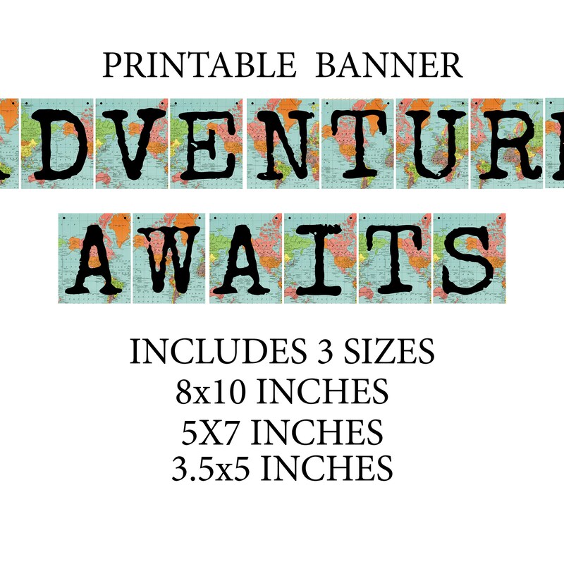Map Banner - Etsy