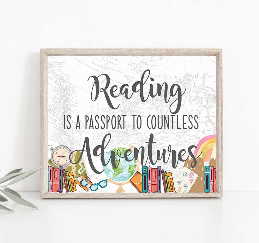 Reading Printable Poster, Classroom Reading Nook, Classroom Reading ...